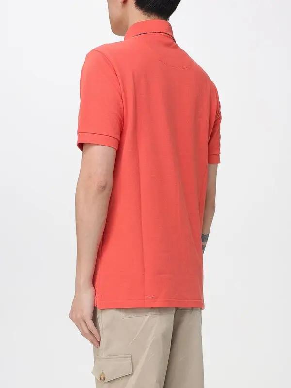Etro Cotton Polo Shirt With Pegaso Logo