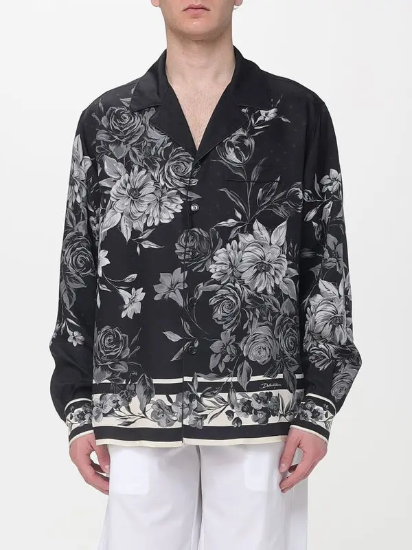 Dolce & Gabbana Silk Shirt With Floral Print