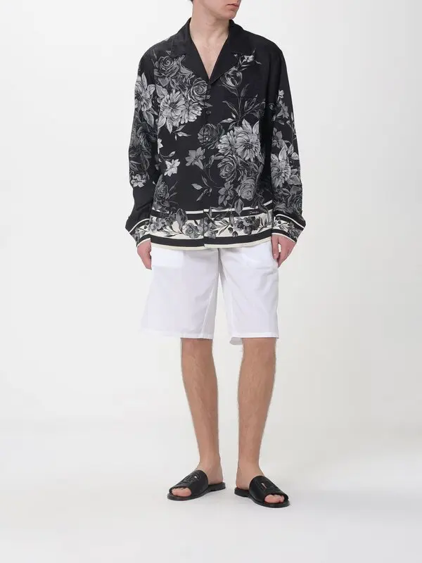 Dolce & Gabbana Silk Shirt With Floral Print