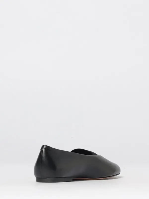 JIL SANDER Elyss Leather Ballerina Flats