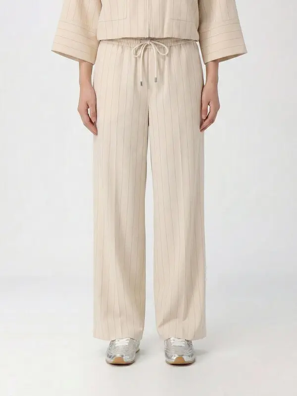 Liu Jo Viscose Blend Drawstring Trousers