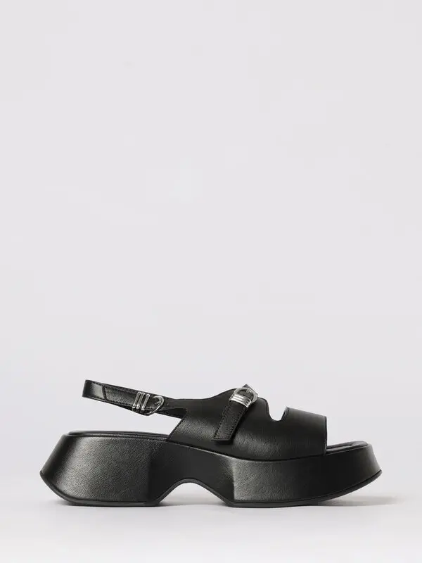 VIC MATIE Leather Slingback Sandals