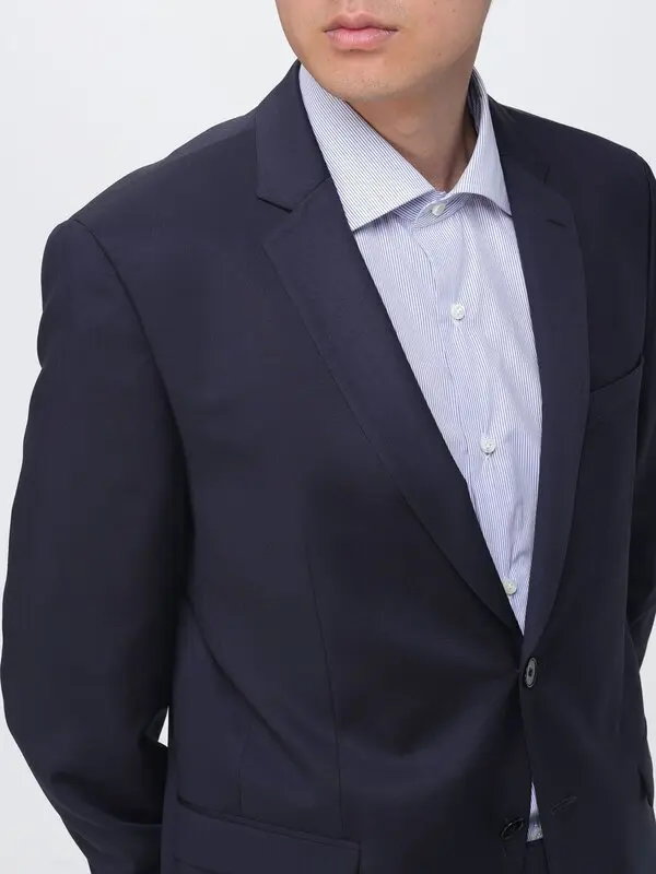 BOSS Virgin Wool Single-breasted Blazer
