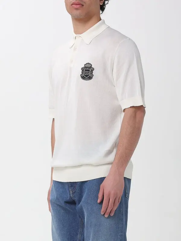 Dolce & Gabbana Polo Shirt Colour - White