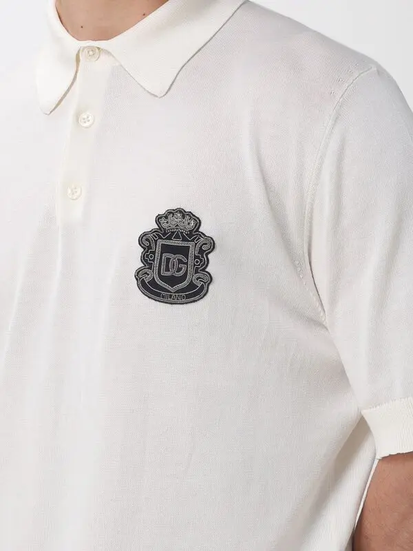 Dolce & Gabbana Polo Shirt Colour - White