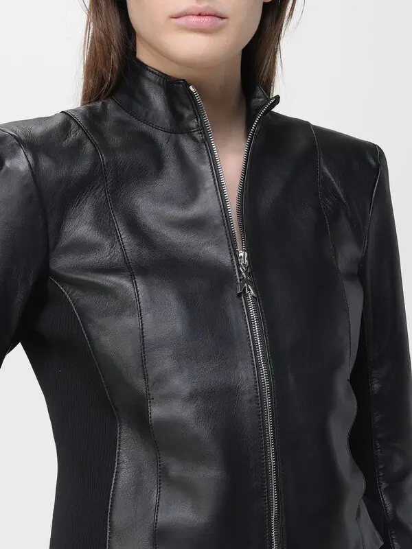 Patrizia Pepe Leather Biker Jacket