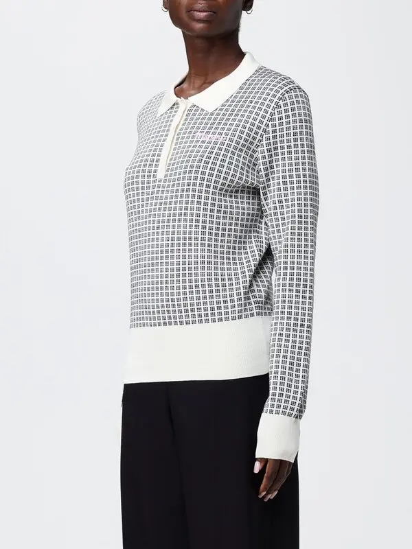 Marni Checked Virgin Wool And Silk Polo Shirt