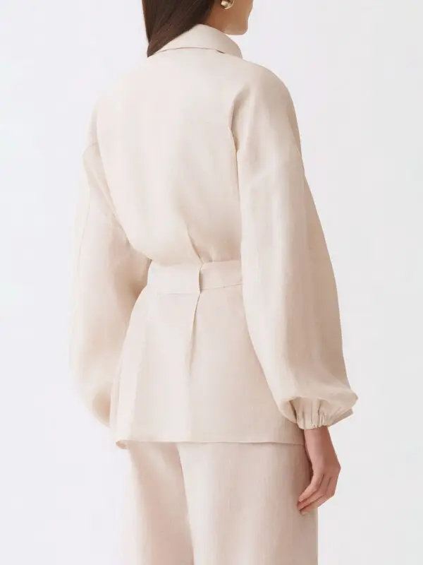 Fabiana Filippi Linen Shirt Jacket