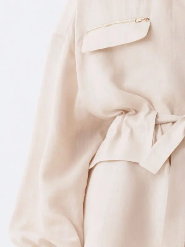 Fabiana Filippi Linen Shirt Jacket
