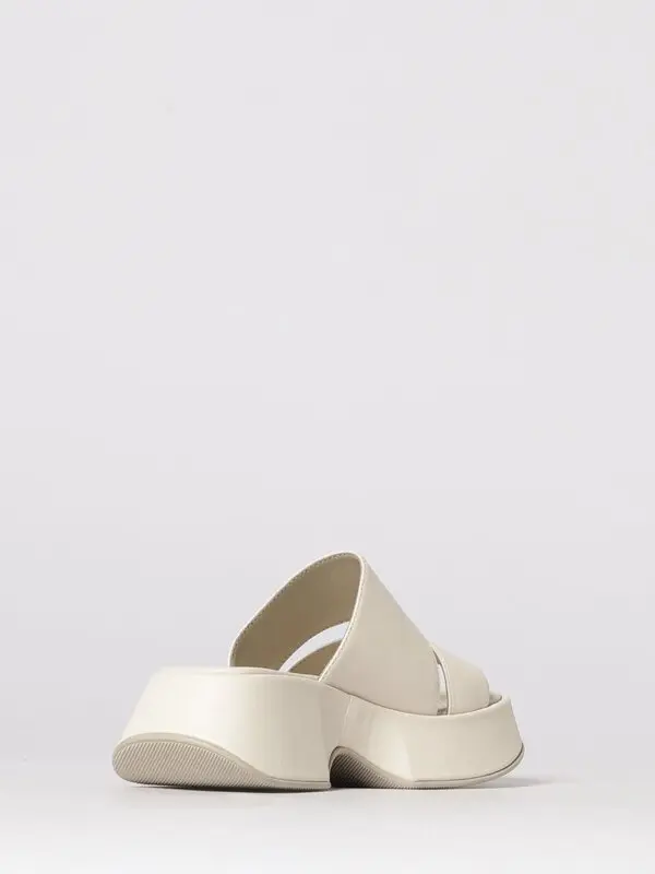 VIC MATIE Leather Sandals - White
