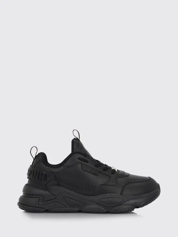 PLEIN SPORT Ghost X Leather Sneakers - Black 1