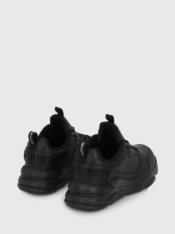 PLEIN SPORT Ghost X Leather Sneakers - Black 1