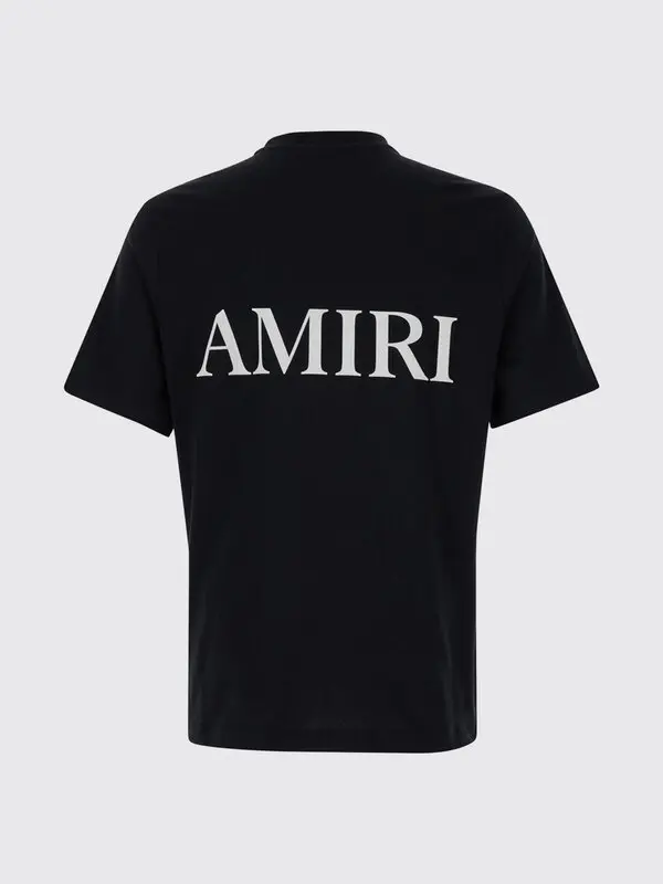 Amiri Relaxed Fit Drop Shoulder Cotton T-shirt With Logo