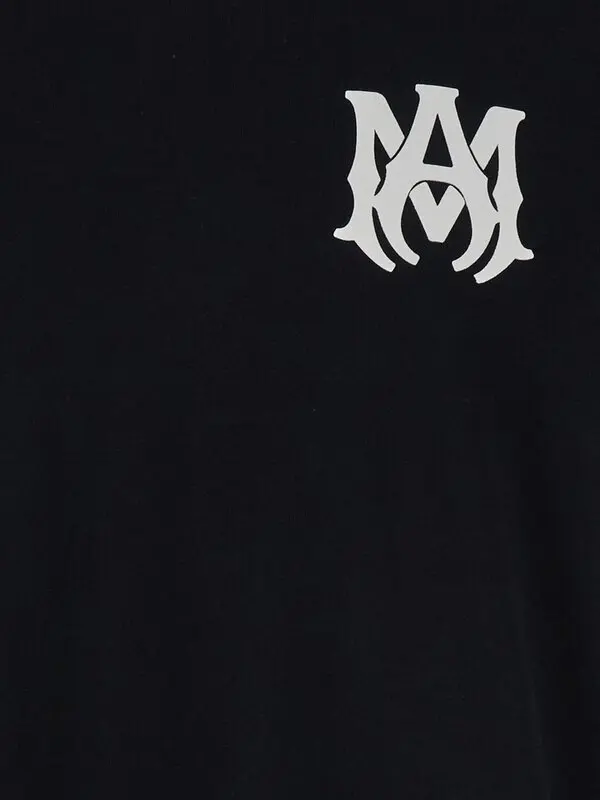 Amiri Relaxed Fit Drop Shoulder Cotton T-shirt With Logo