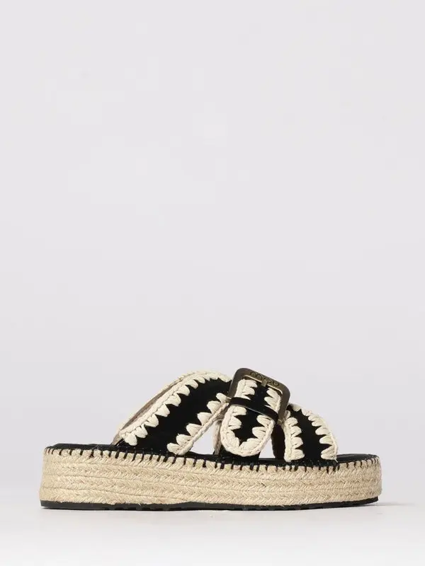 Mou Jute Suede Sandal