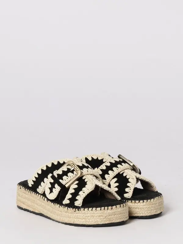 Mou Jute Suede Sandal