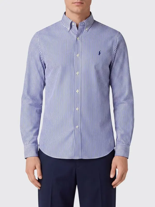 Polo Ralph Lauren Stretch Cotton Casual Shirt - Blue 2