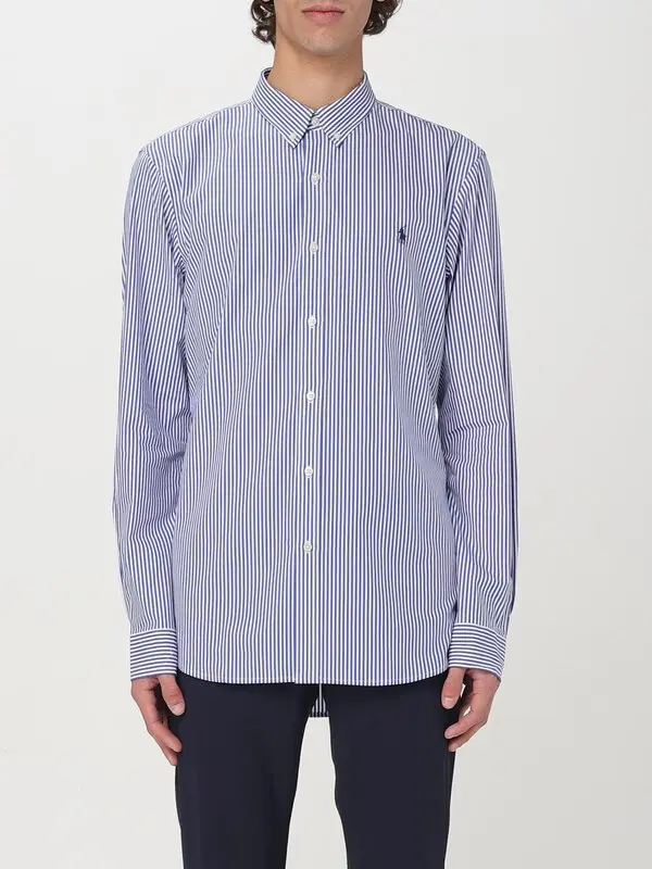 Polo Ralph Lauren Stretch Cotton Casual Shirt - Blue