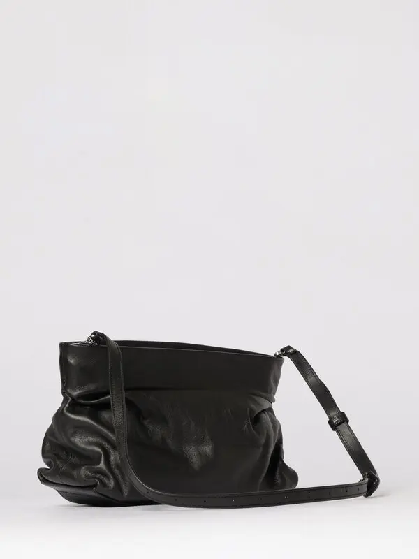 VIC MATIE Leather Handbag - Black