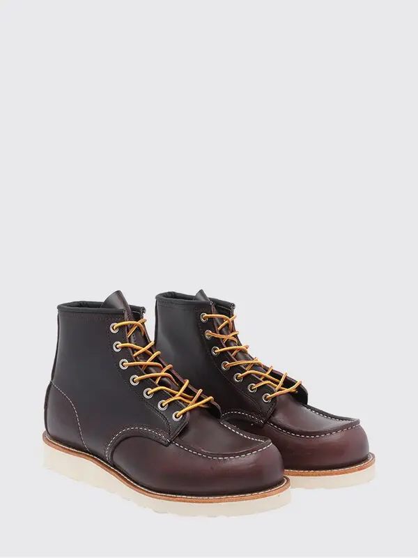 Red Wing Classic Moc Toe Leather Ankle Boots