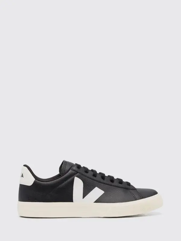 VEJA Campo O.t. Leather Low Top Sneakers - Black