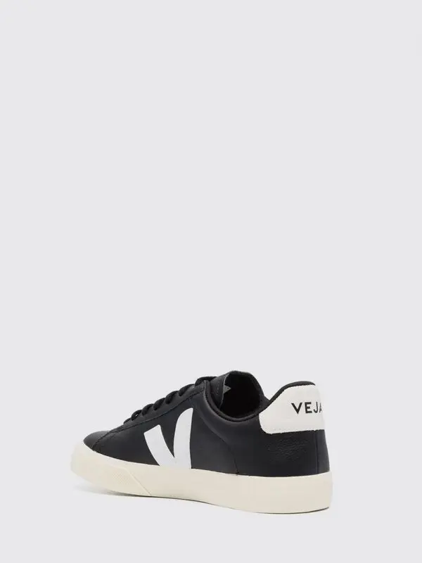 VEJA Campo O.t. Leather Low Top Sneakers - Black