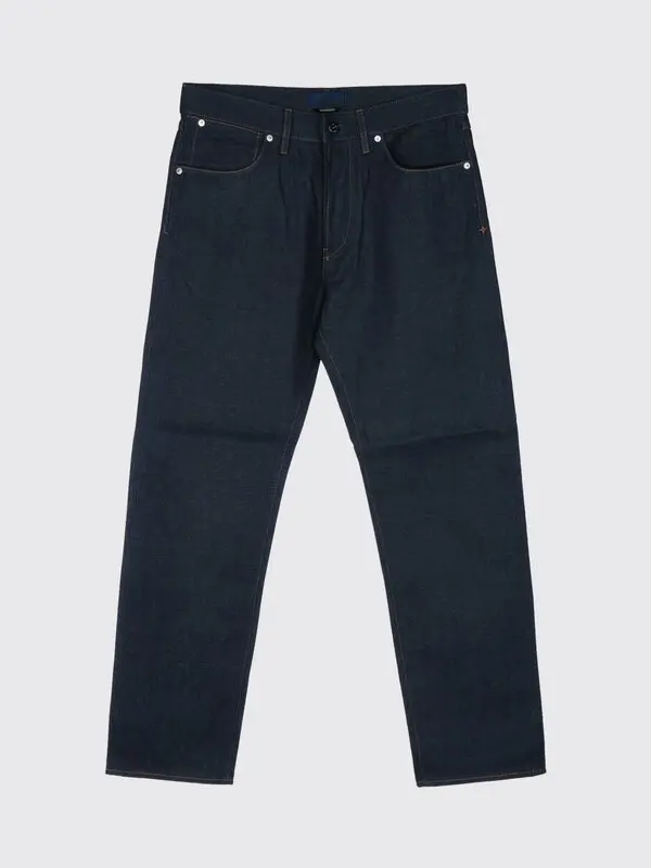 Stone Island Regular Fit Cotton Denim Jeans With Rear Compass Logo