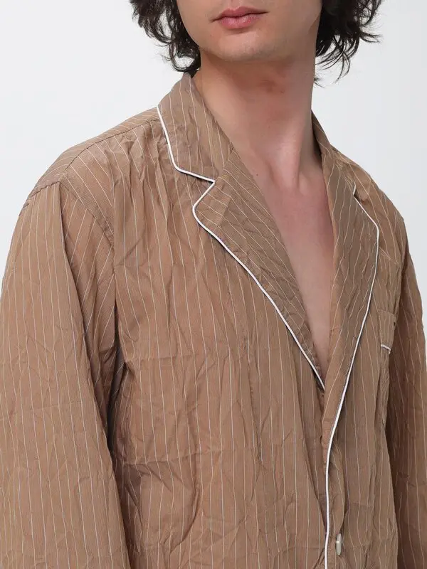 Dolce & Gabbana Single Breasted Cotton And Linen Blazer