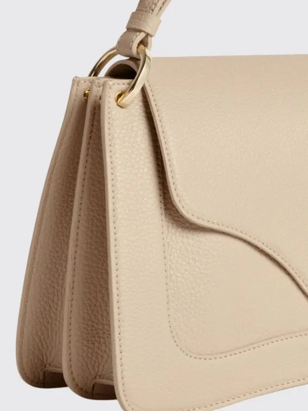COCCINELLE C-me Grained Leather Bag - Beige