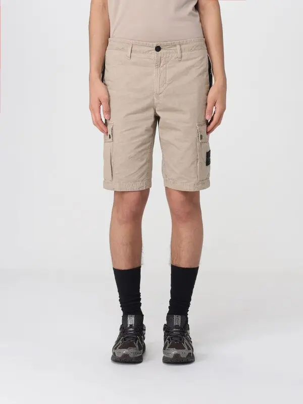 Stone Island Cotton Cargo Shorts