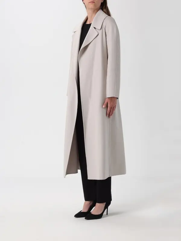 PALTO' Belted Coat - White