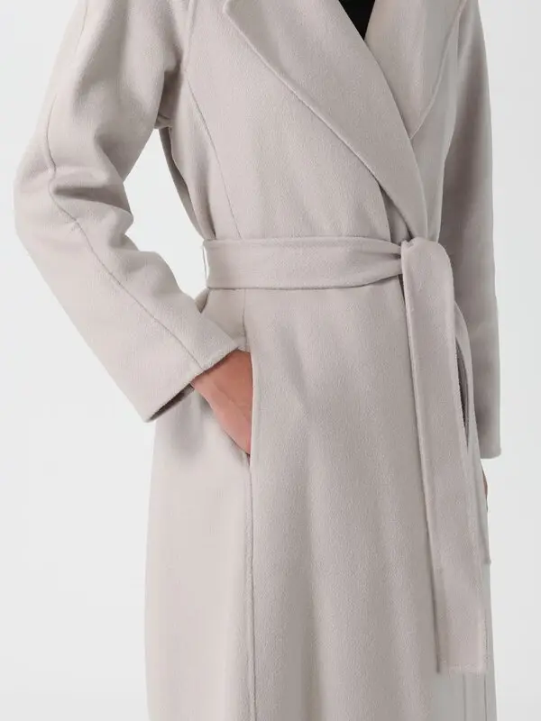 PALTO' Belted Coat - White