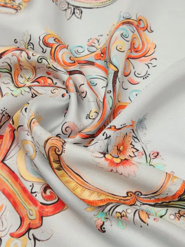 Etro Silk Foulard With Paisley Print