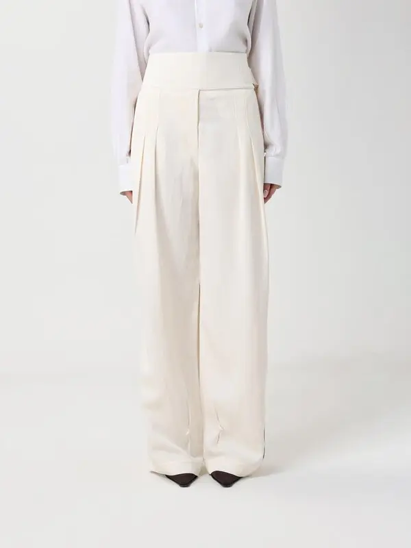 ENTIRE STUDIOS Linen Blend Palazzo Trousers