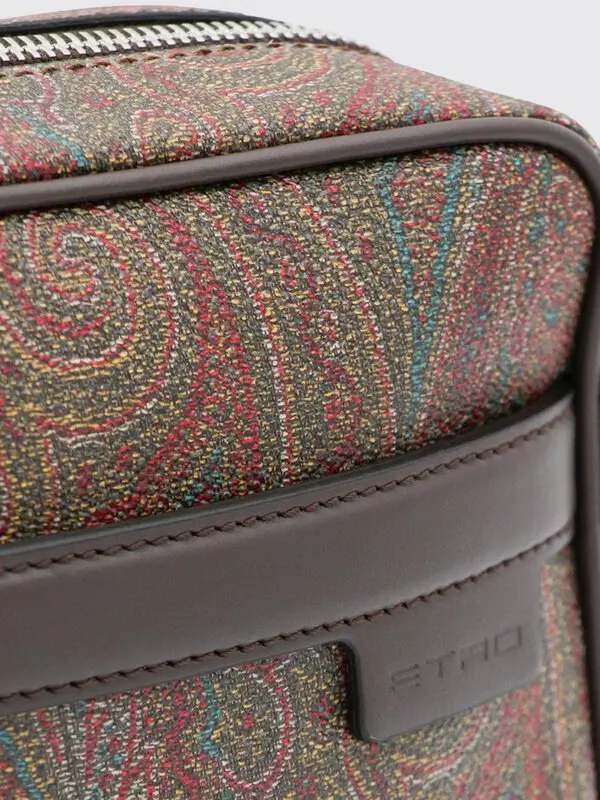 Etro Coated Cotton Bag With Paisley Print