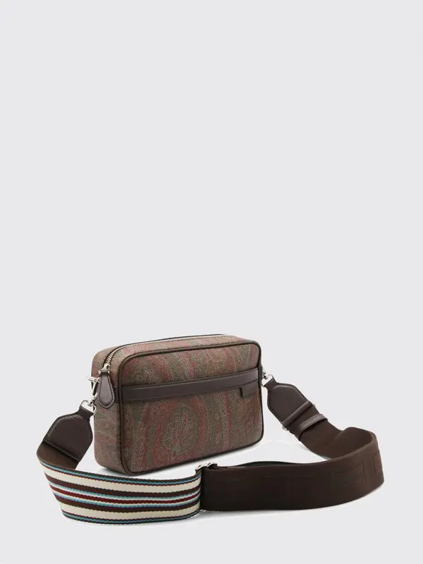 Etro Coated Cotton Bag With Paisley Print