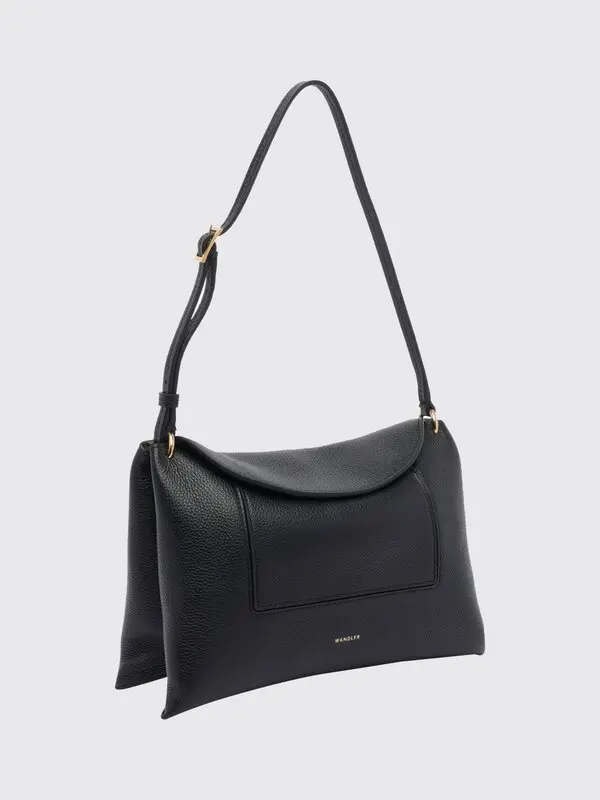 WANDLER Penelope Shoulder Bag In Calf - Black