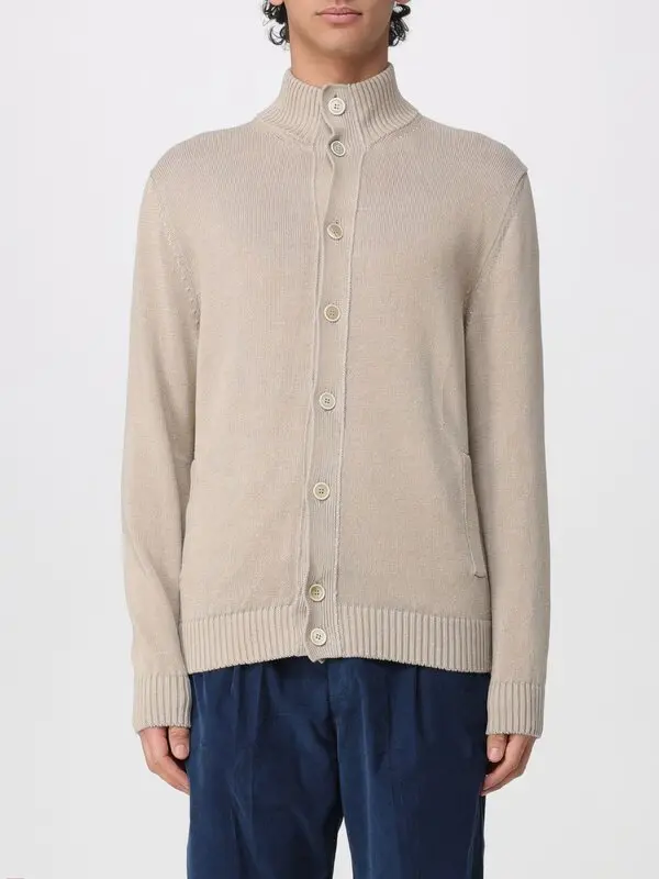 ZANONE Cotton And Linen Button Cardigan