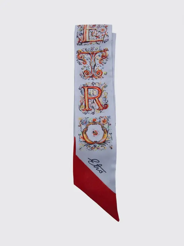 Etro Silk Printed Logo Bandeau