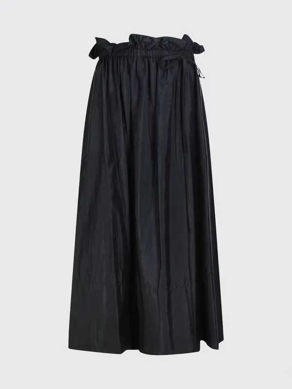 JIL SANDER Silk Blend Midi Skirt
