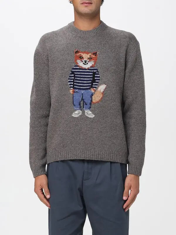 Maison Kitsuné Graphic Pullover - Grey