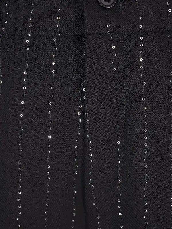 Philipp Plein Embellished Straight Leg Trousers
