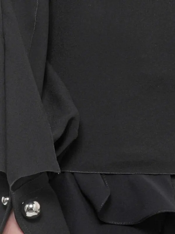 LANVIN Silk Blouse With Ruffles