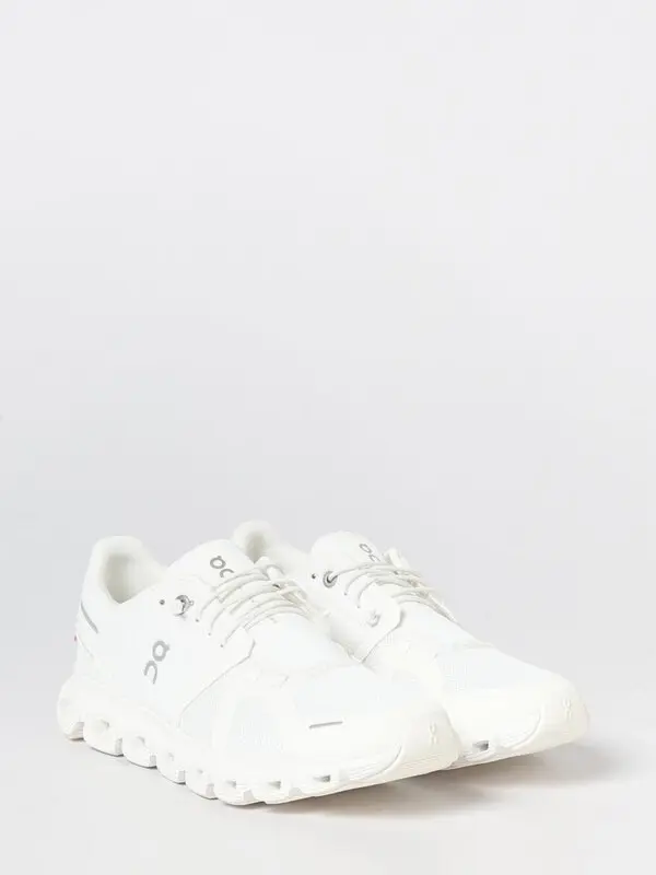 On Cloud Slip- Sneakers In Breathable Mesh - White