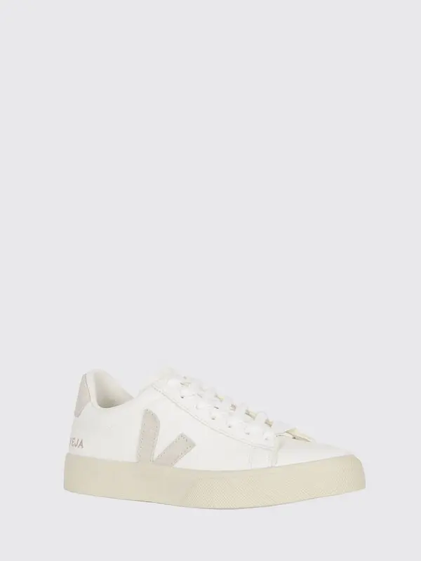 VEJA Campo Low Top O.t. Leather Sneakers With Contrast Logo