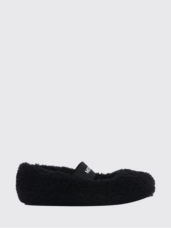 Moon Boot Bianca Shearling Ballerinas - Black