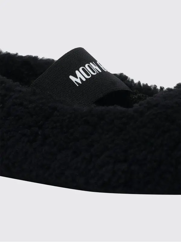 Moon Boot Bianca Shearling Ballerinas - Black