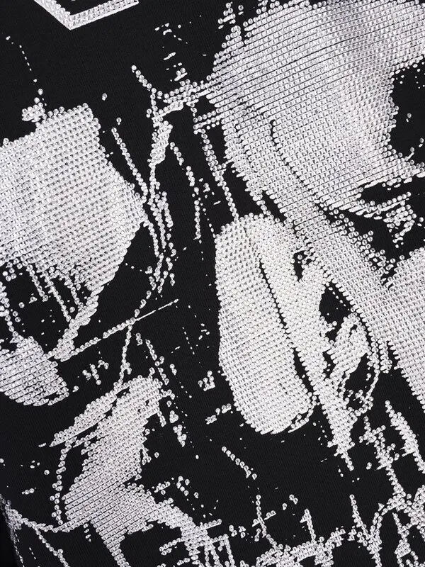 Philipp Plein Graphic Skull Print Hoodie