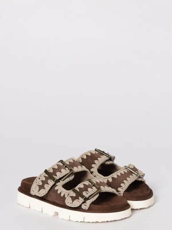 Mou Bio Suede Sandal