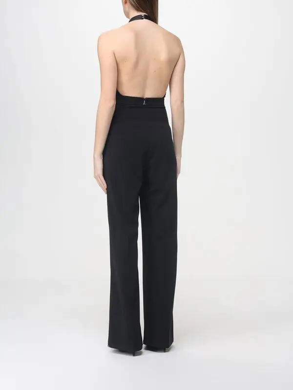 Patrizia Pepe Halter Neck Stretch Crêpe Jumpsuit